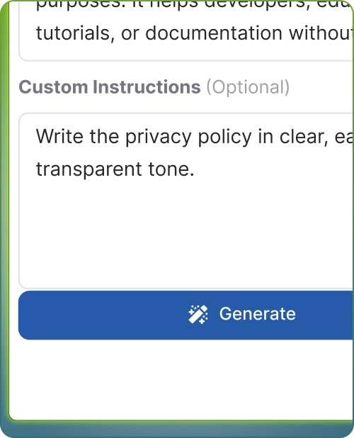 Free AI Disclaimer Generator Online Tool | Unlimited