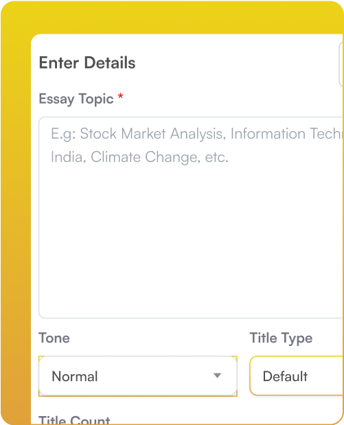 Free AI Essay Title Generator Online | Unlimited Use