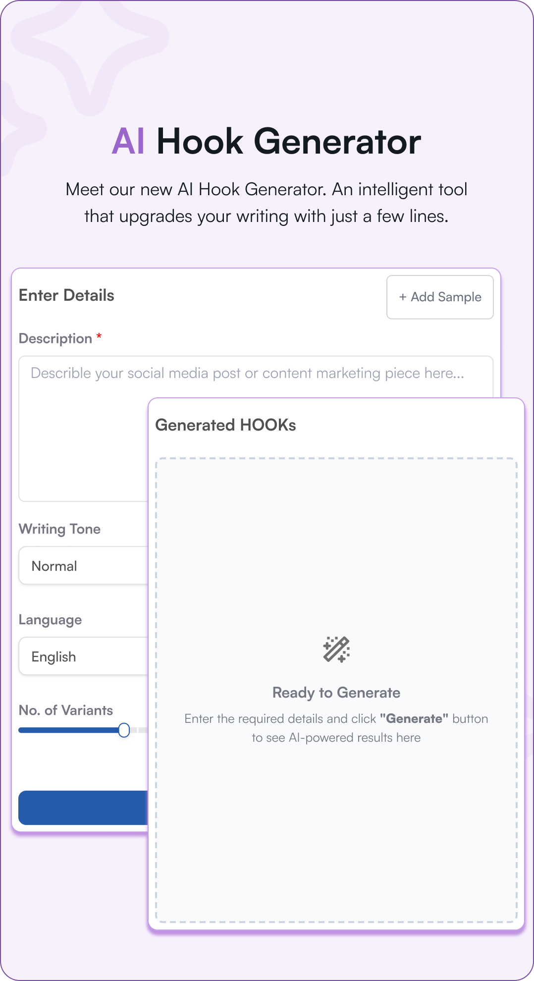 Free AI Hook Generator Online | Create Attention-Grabbing Openings Instantly