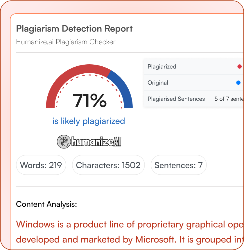 Free AI Plagiarism Checker Online | Unlimited & Accurate