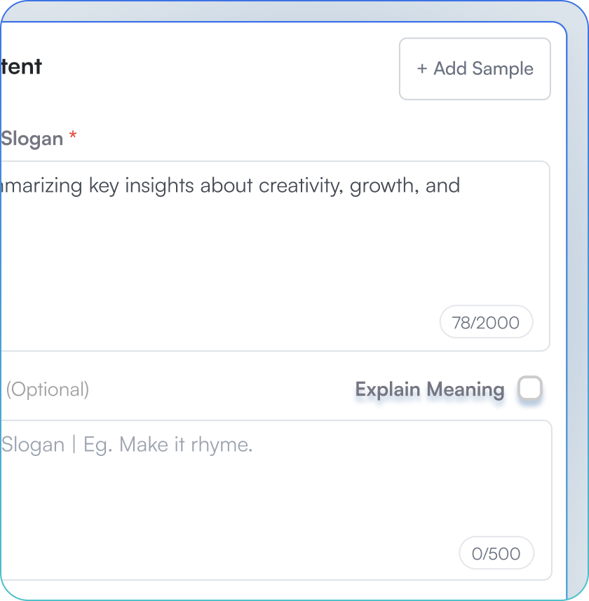 Free AI Slogan Generator Online Tool | Unlimited