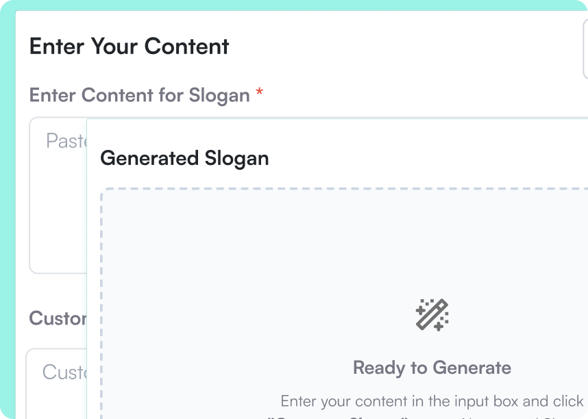 Free AI Slogan Generator Online Tool | Unlimited